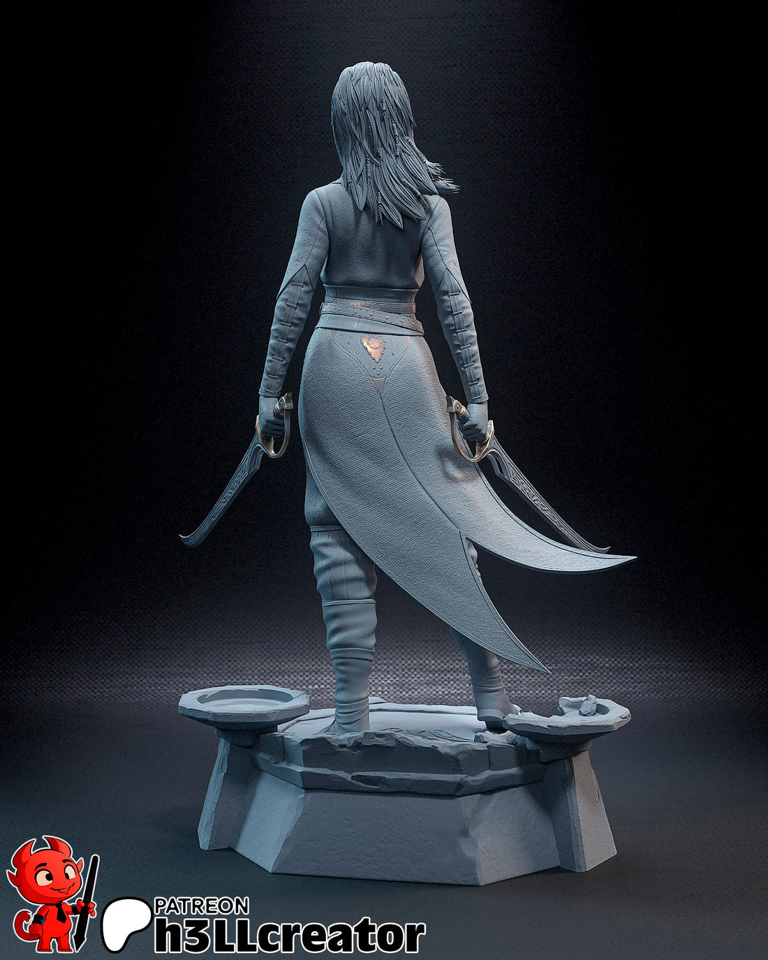 Jaheira Figure – MyResin3D